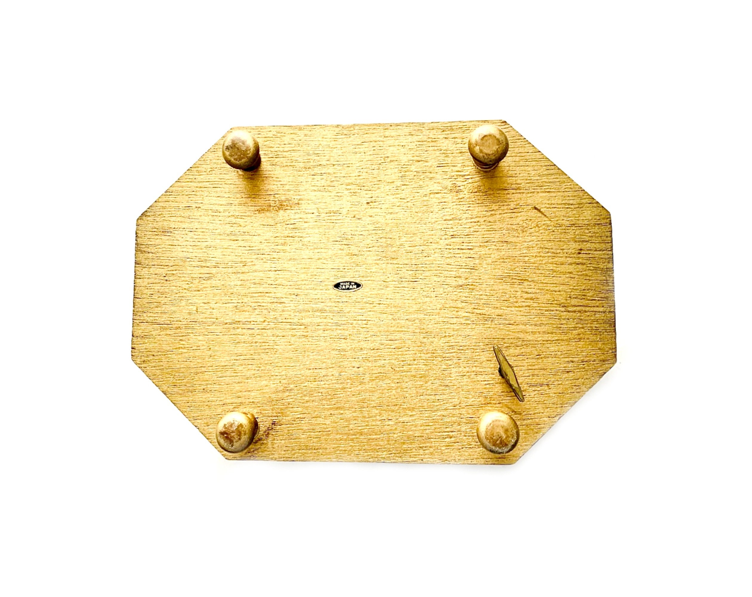 Florentine Style Music Jewelry Box, Octagon Shaped Music Box, Sunrise ...
