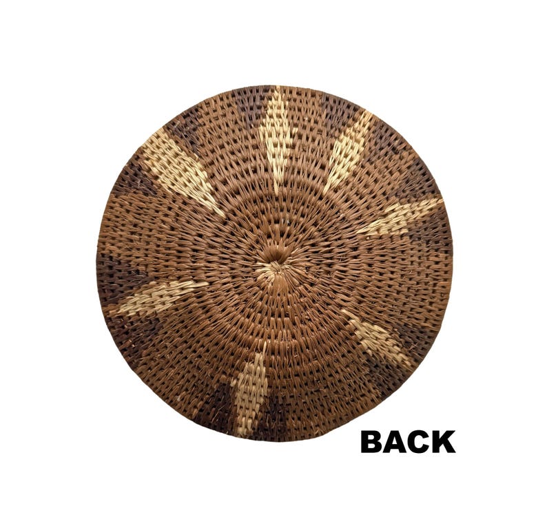 Zulu Star Pattern Basket, Hand Woven African Tribal Decor - Etsy