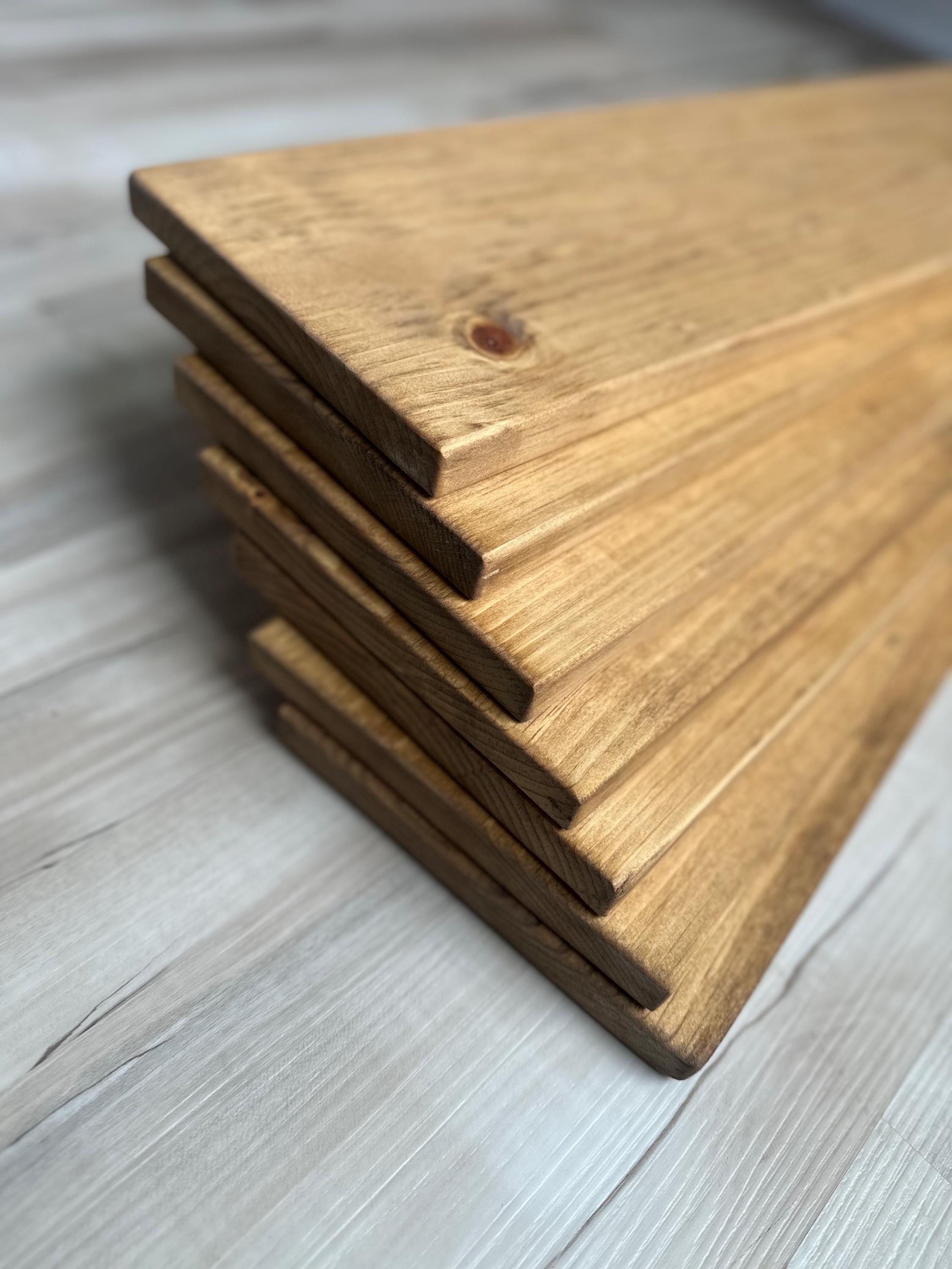 Custom Wood 18.25" Deep DESK Boards for Desktop - 18.25" Deep X .75 ...