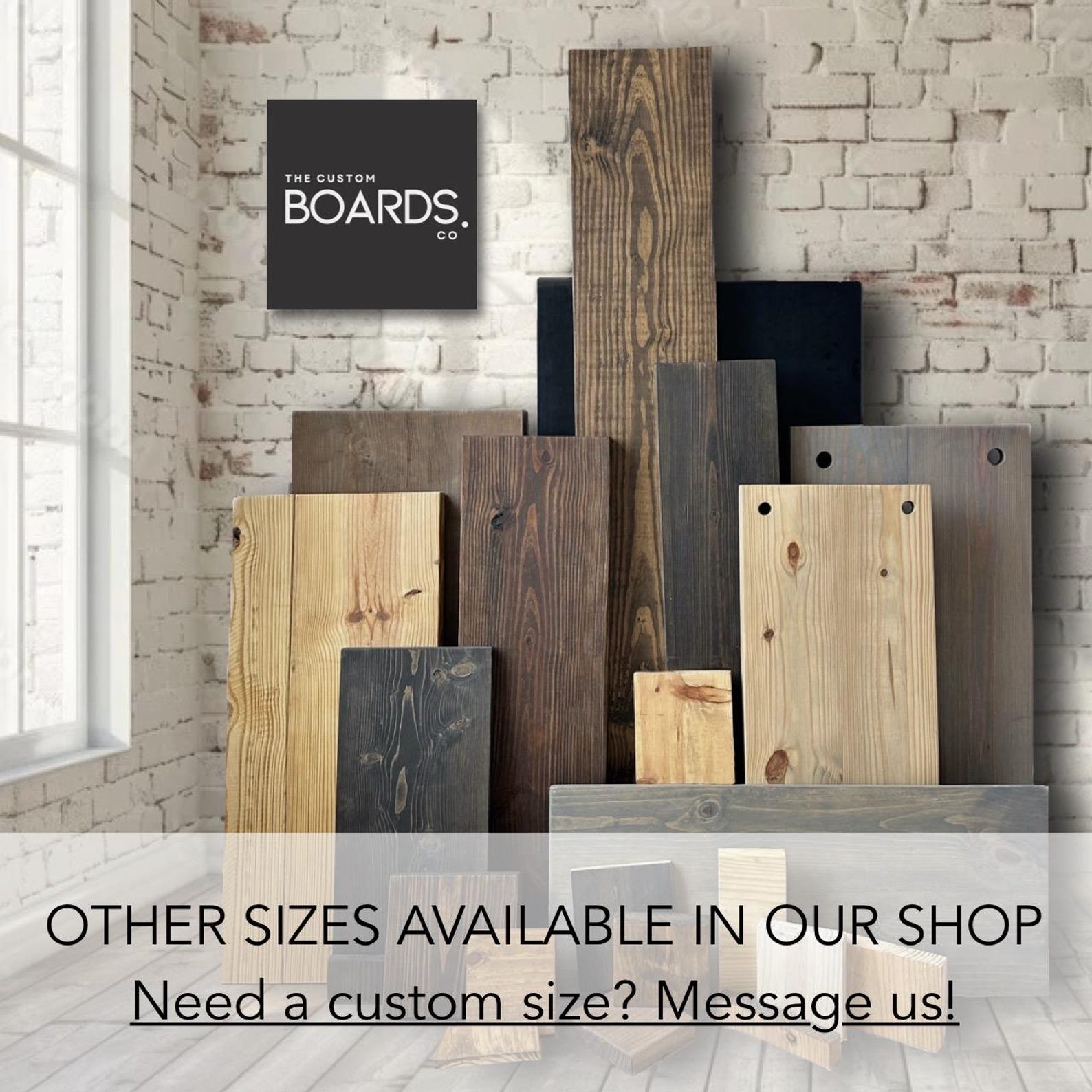 Custom Wood Desktop Board - Solid Pine Slab, Multiple Widths - Etsy