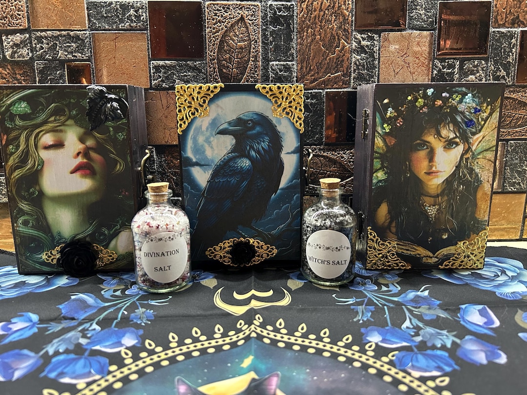 Tarot Card Box, Trinket Box, Altar Items, Witch Gift, Divination ...