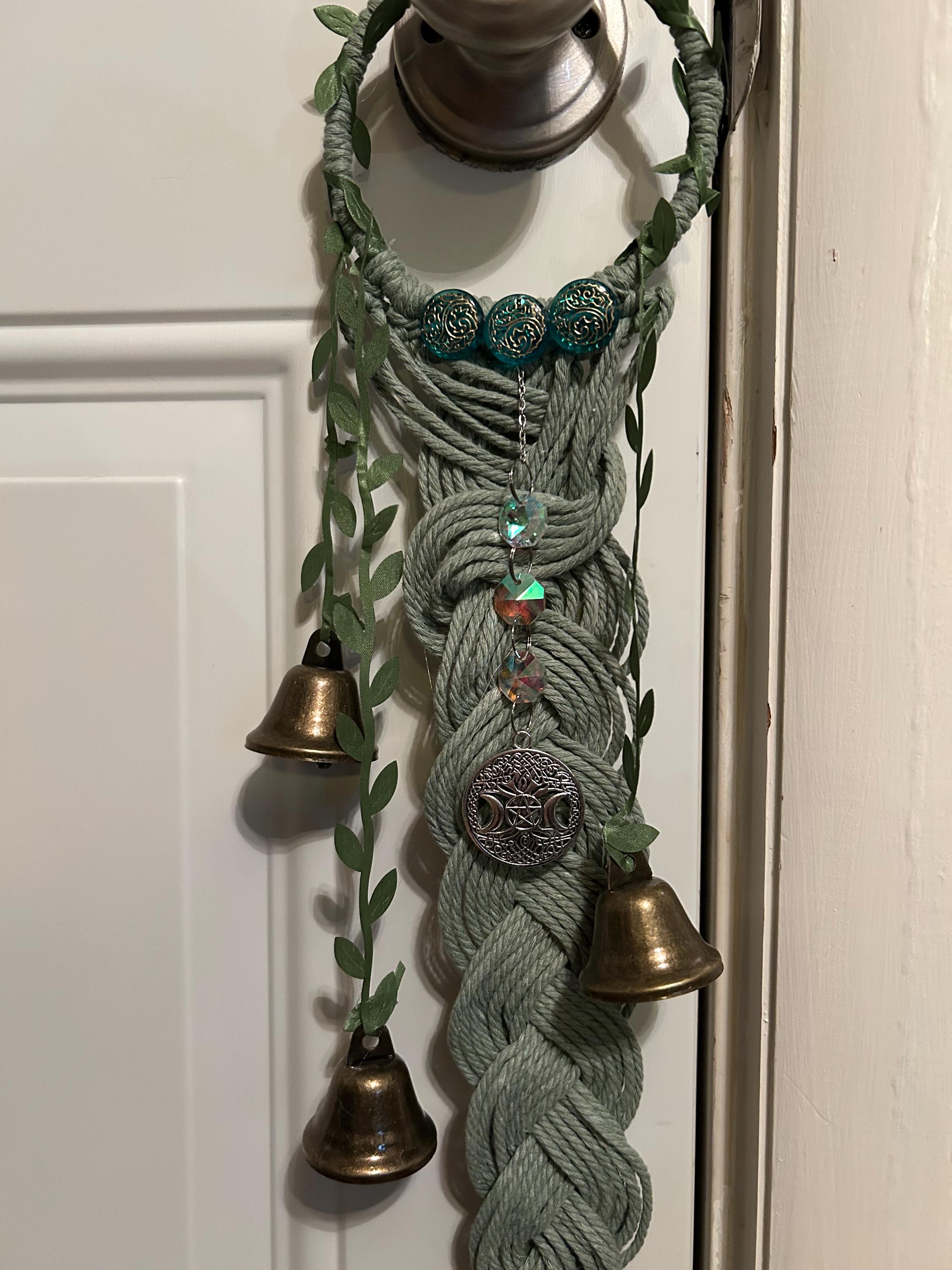 Protection Bells, Witch Decor, Wicca Talisman, Fairy Bells, Witch Bells ...