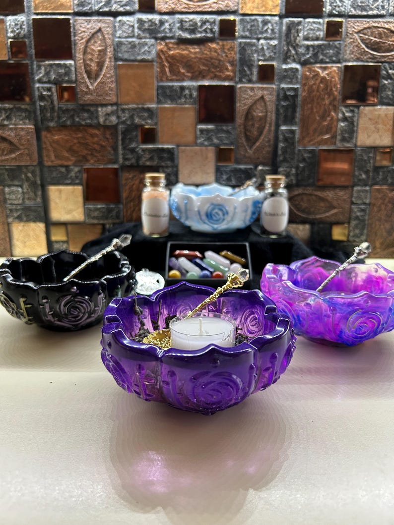 Altar Bowl Moon Goddess, Offering Bowl, Herbs, Moon Water, Witchcraft ...