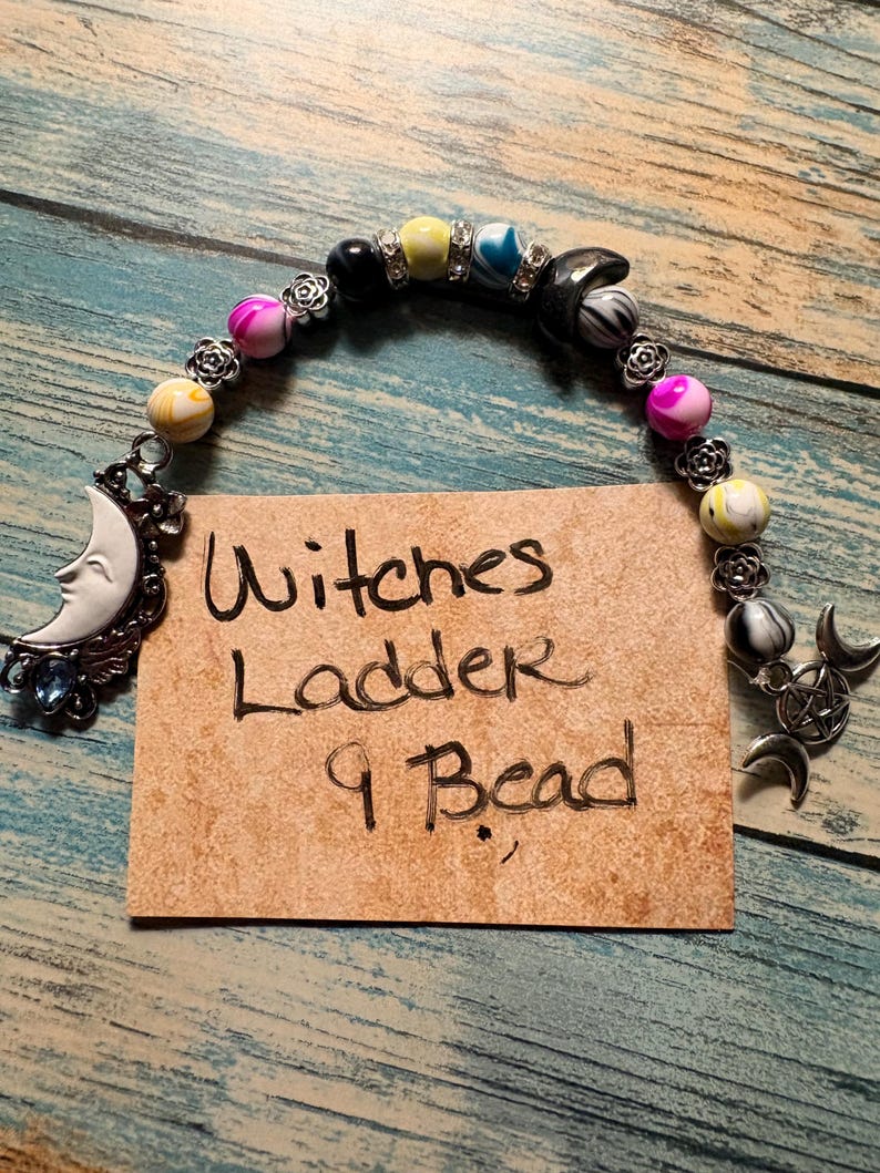 Witchecraft Prayer Beads, Wiccan Prayer Beads, Spell Beads, Mantra ...