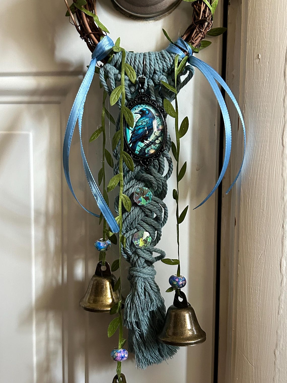 Protection Bells, Witch Decor, Wicca Talisman, Fairy Bells, Witch Bells ...