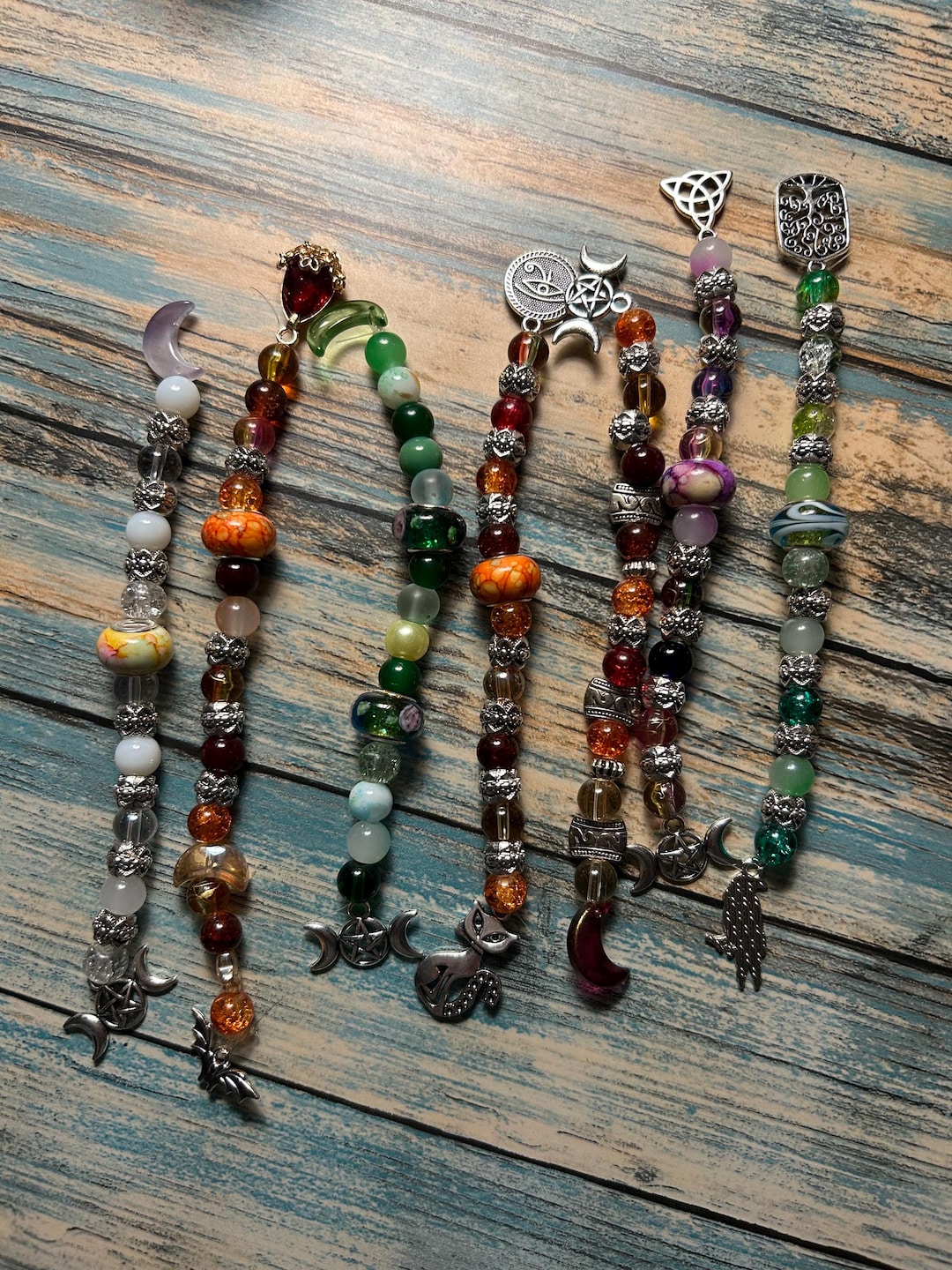 Witchecraft Prayer Beads, Wiccan Prayer Beads, Spell Beads, Mantra ...