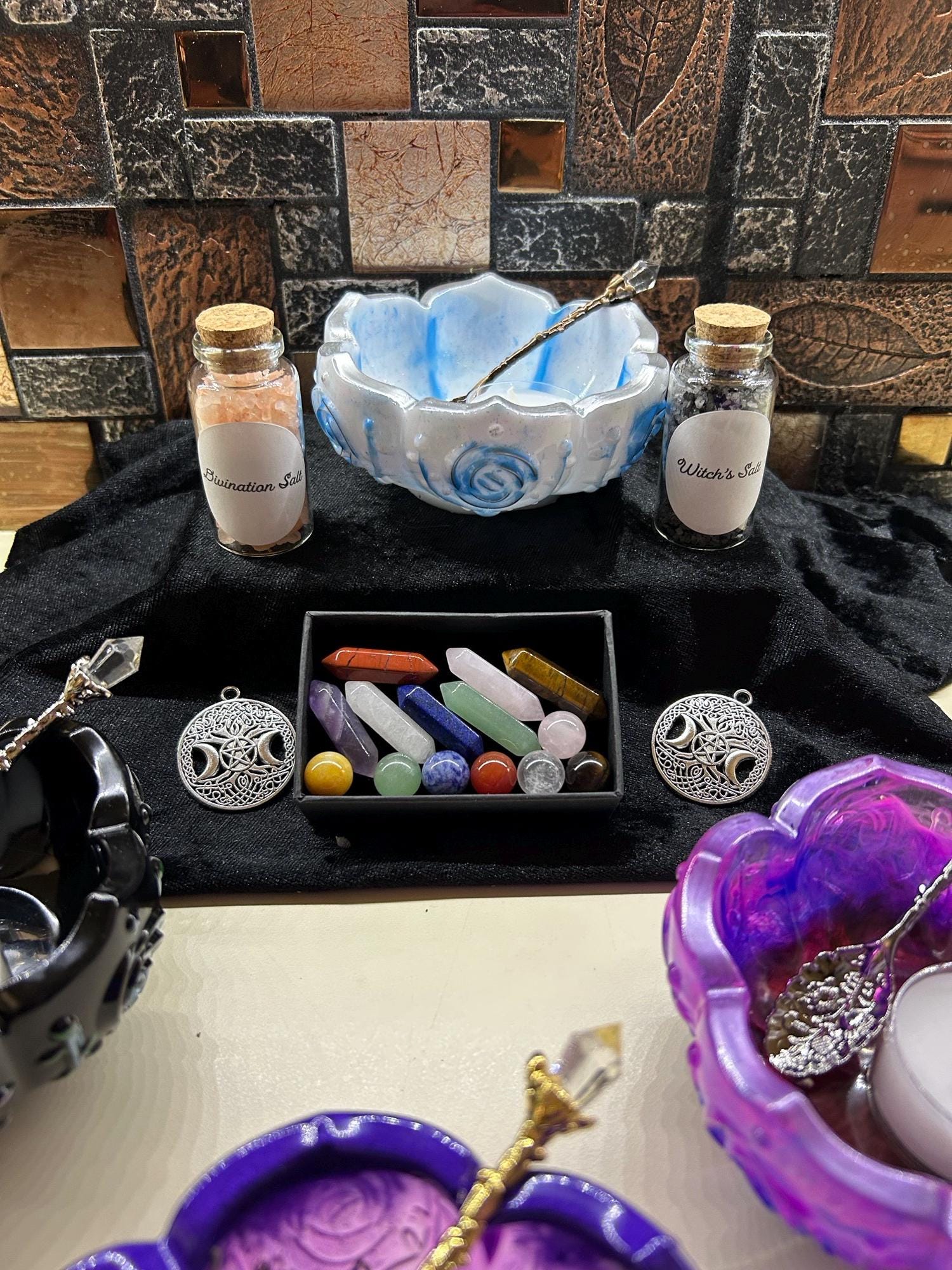 Altar Bowl, Such as Hecate, Diana, Freya, Nyx, Artemis, Isis, Moon ...