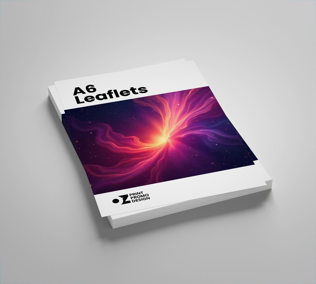 A6 Silk Leaflet Printing, 300gsm, Full Colour Both Sides, Free Delivery ...