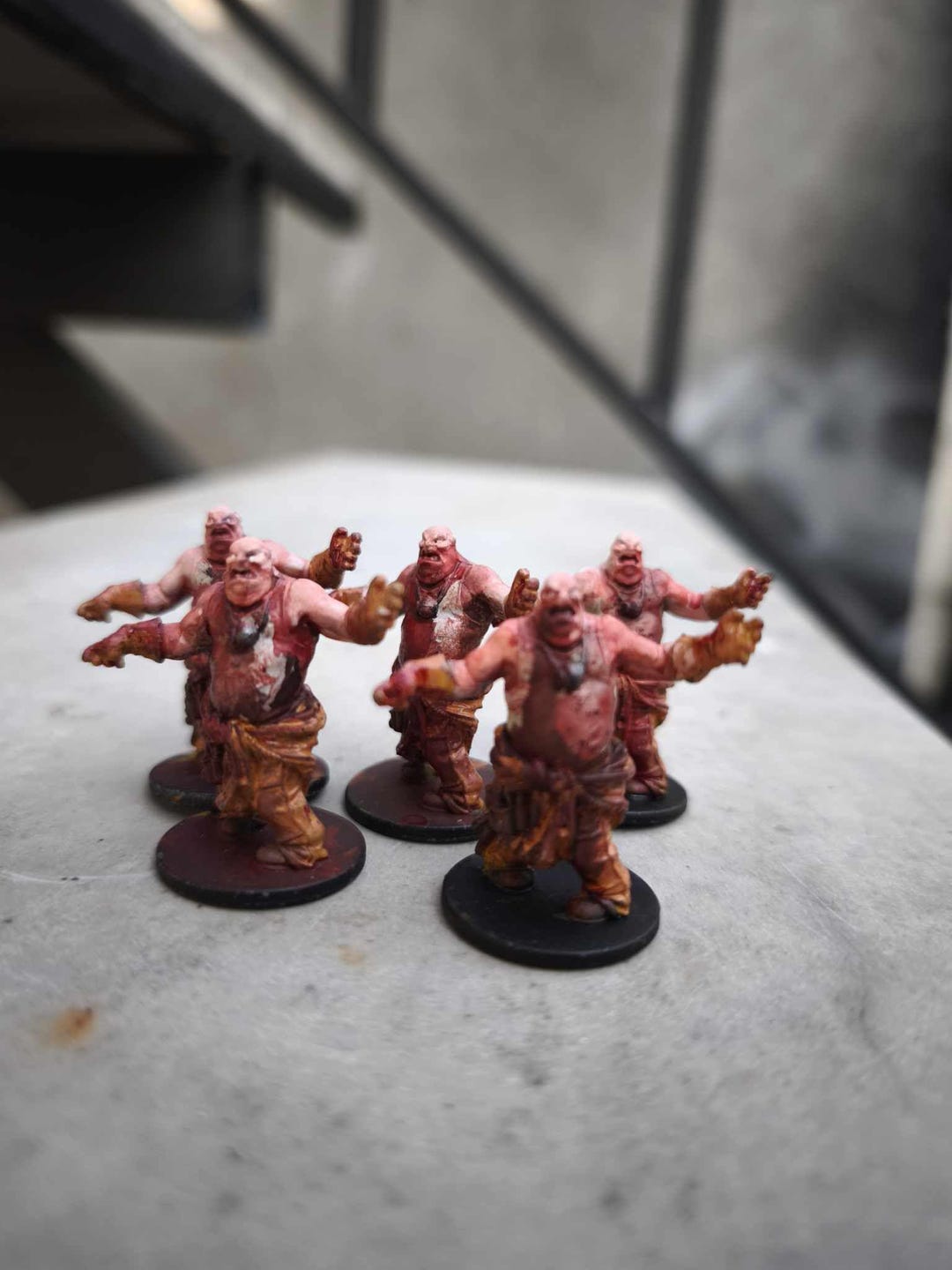 5x Fatty Hand-painted Zombicide Zombie Miniature - Unique Collector's ...