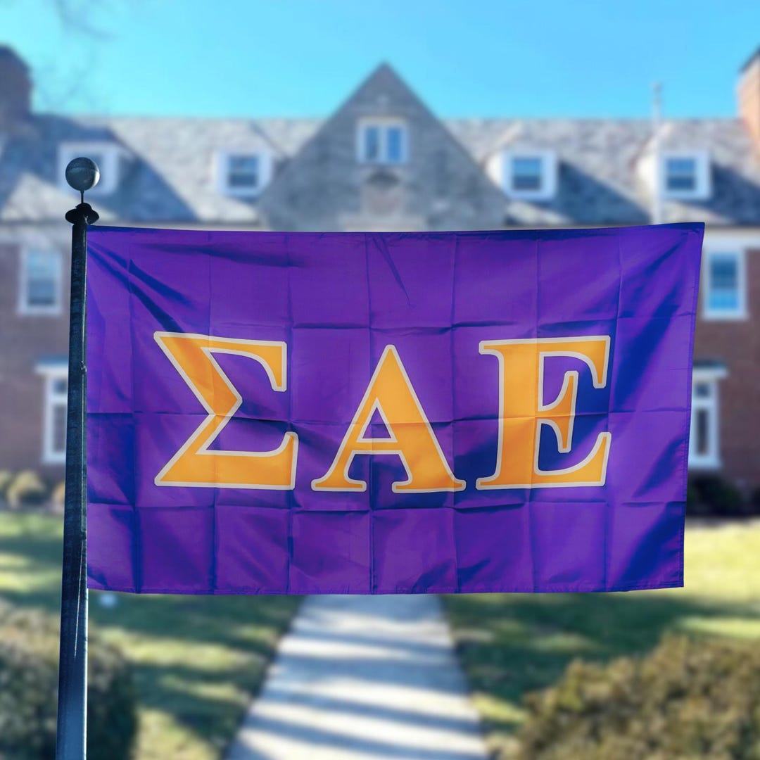Sigma Alpha Epsilon Flag/banner *officially Licensed* - Etsy