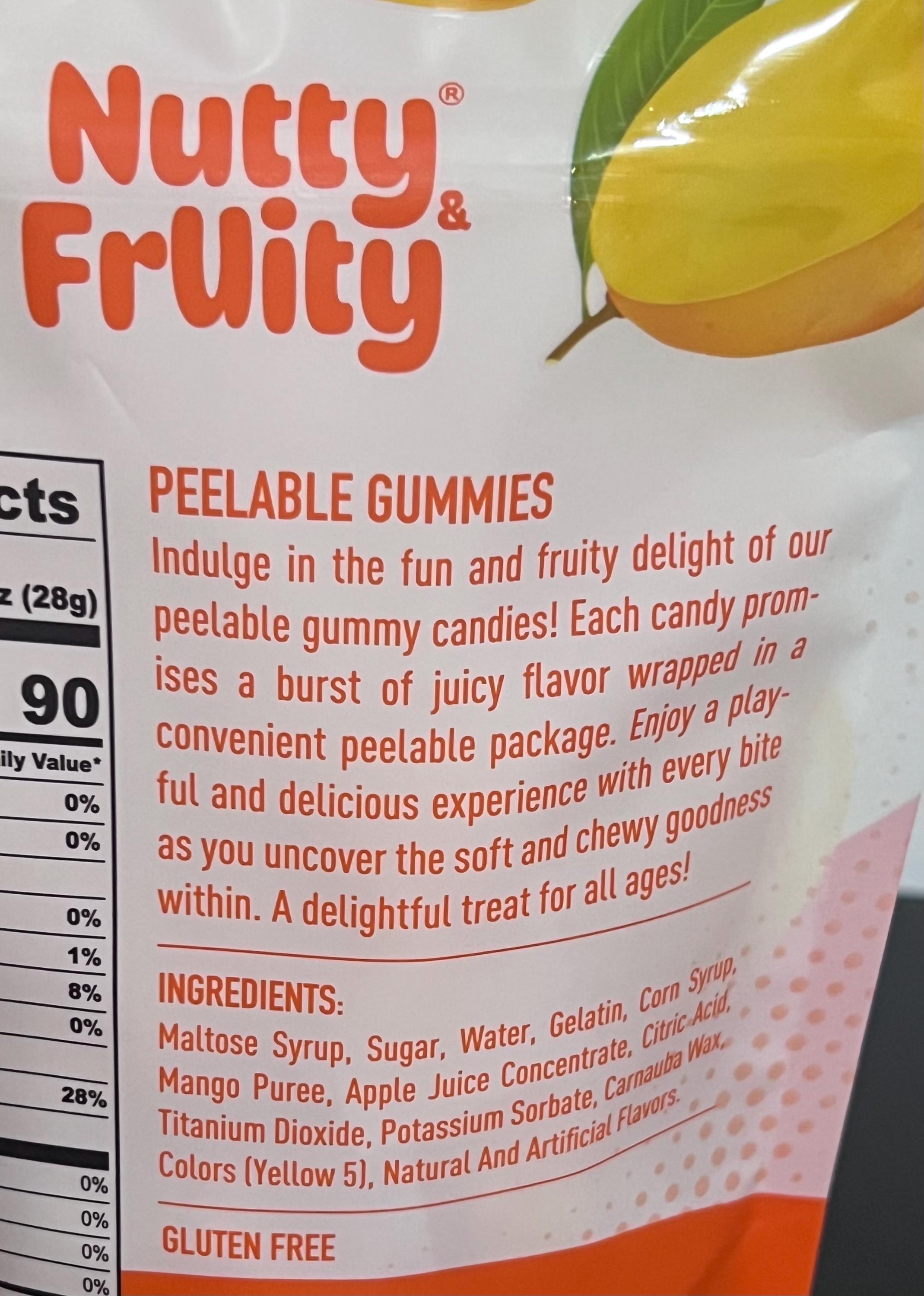 Nutty Fruity Peel’d Peelable Gummies – Mango – Gluten-free - Etsy