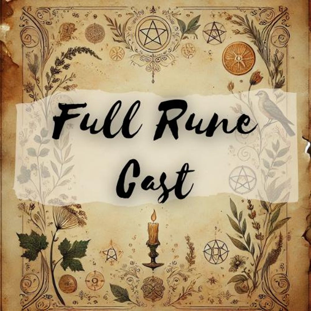 FULL RUNE CAST : Cast the Runes, Unveil Your Fate A Complete Reading of ...