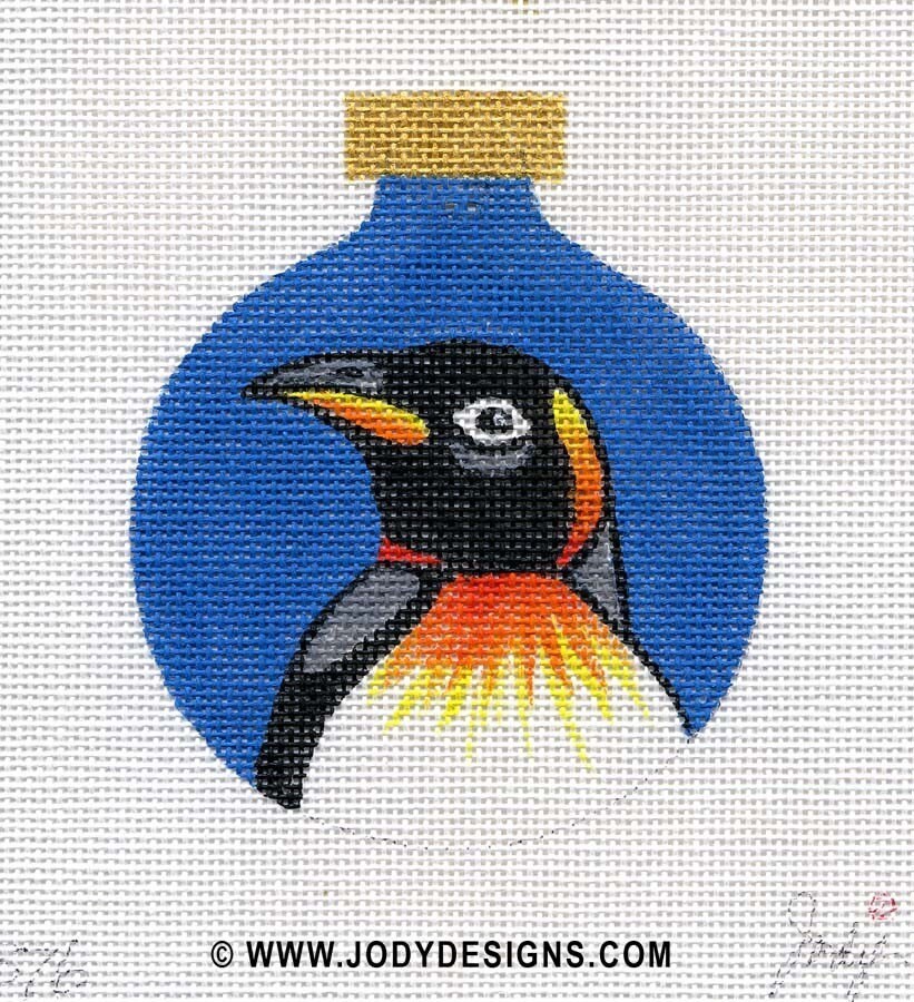 Jody Designs Needlepoint Ornament B76 Penguin | Etsy