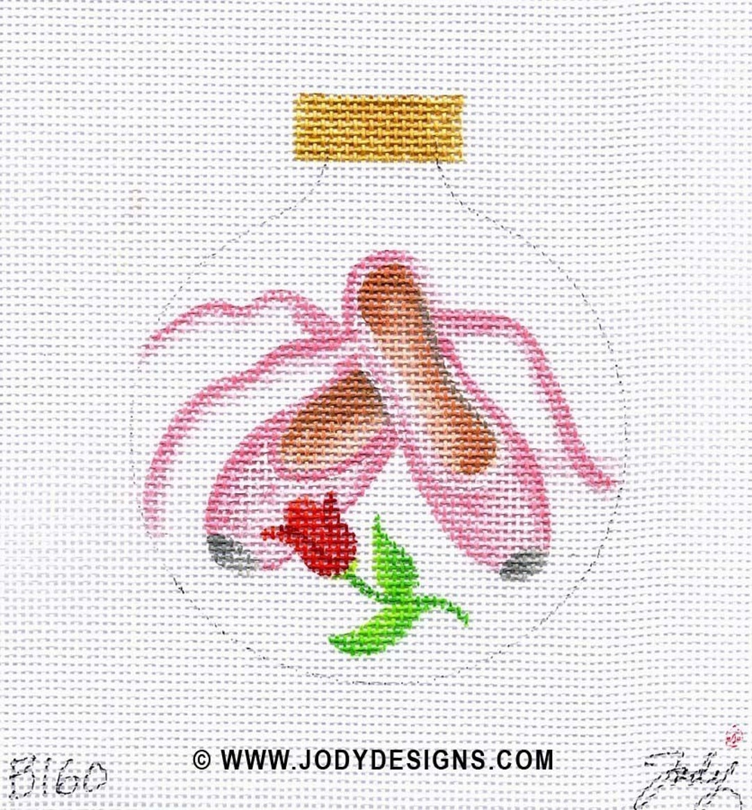 Ballet Slippers Needlepoint Ornament - Jody Designs B160 - Etsy