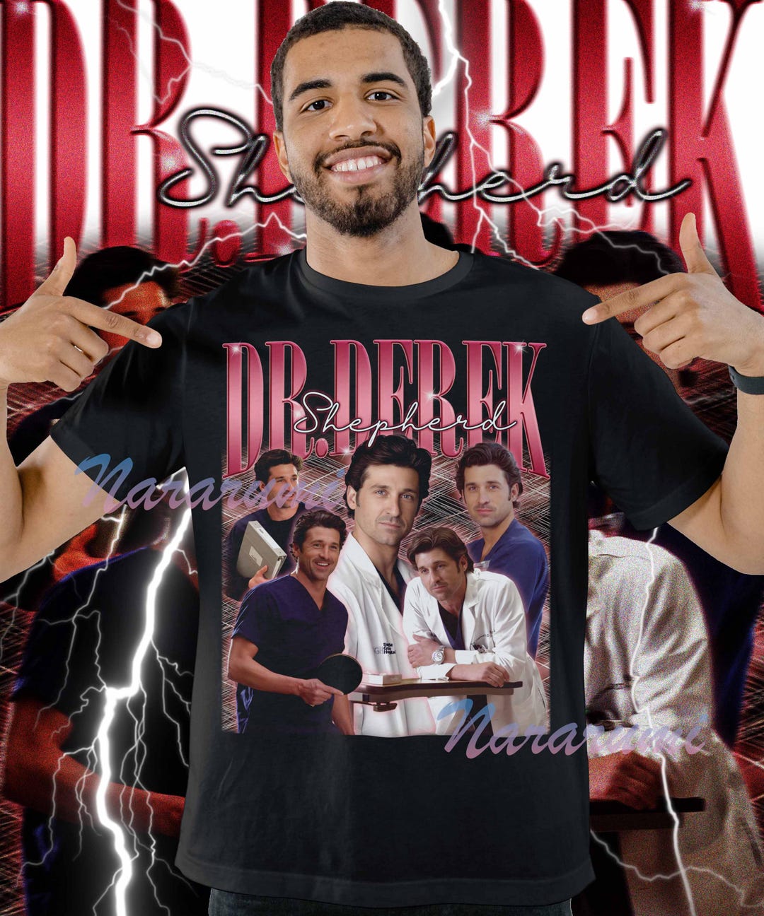 Vintage Dr Derek Shepherd Shirt, Derek Shepherd Retro Tshirt, Derek ...