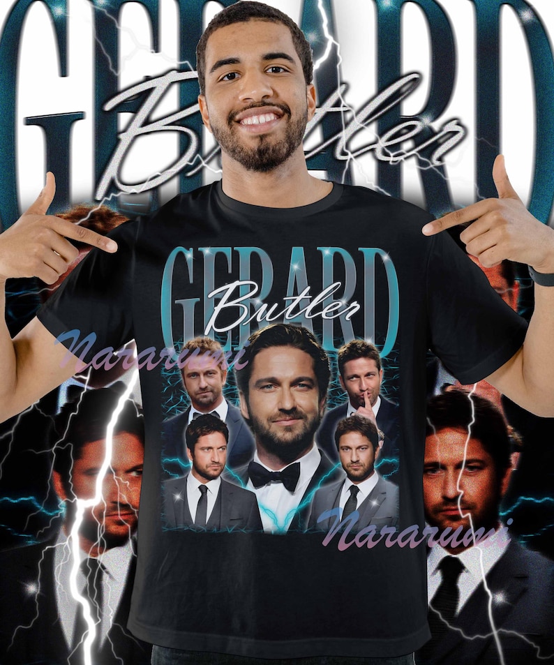 GERARD BUTLER Shirt, Gerard Butler Tshirt, Gerard Butler Sweateshirt ...
