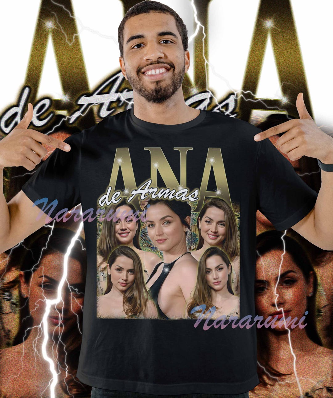 Retro Ana De Armas Shirt - Ana De Armas Tshirt,ana De Armas T-shirt,ana ...
