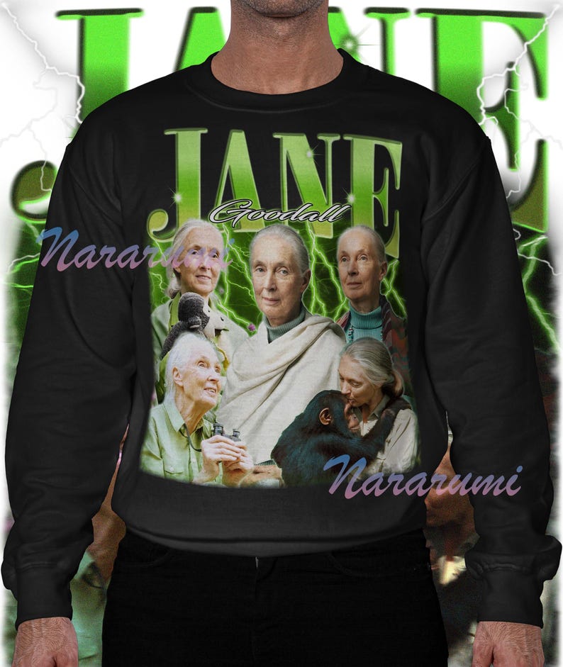 Jane Goodall Memorial Unisex T-shirt, Remember Jane Goddall, Thank You ...
