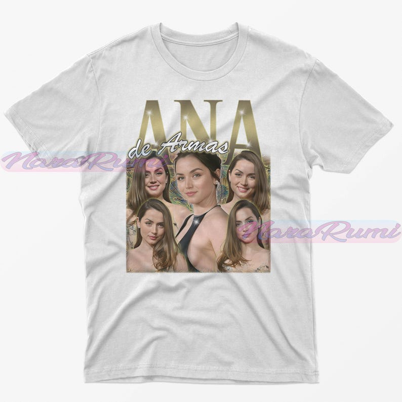 Retro Ana De Armas Shirt - Ana De Armas Tshirt,ana De Armas T-shirt,ana ...