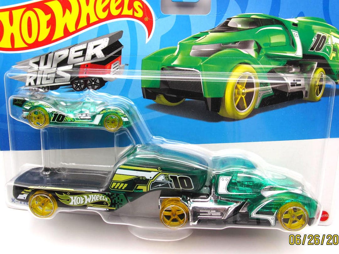 X-TRAYN Hot Wheels Super Rigs X-trayn and Hi-tech Missile - Etsy