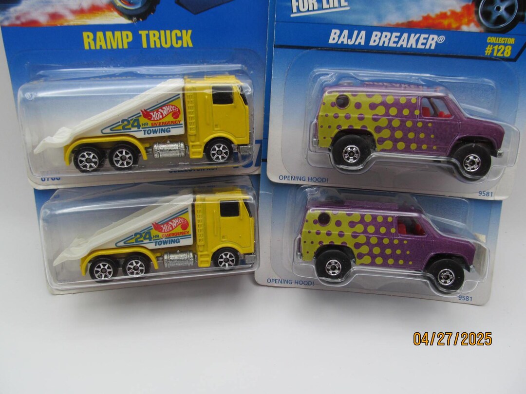 Baja Breaker and Ramp Truck Hot Wheels Collector #187 and 128 - Etsy