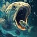 DEEPSEEK Fish and Chat GPT Fish| Deepseek Survival Race Battle ...