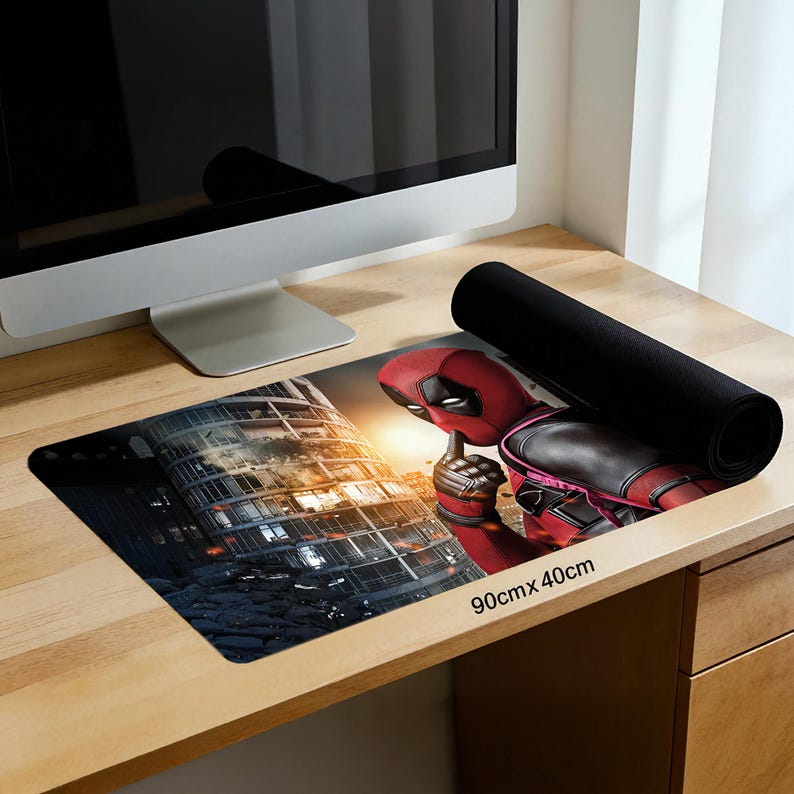 Deadpool Desk Pad Mouse Mat 90x40cm - Etsy