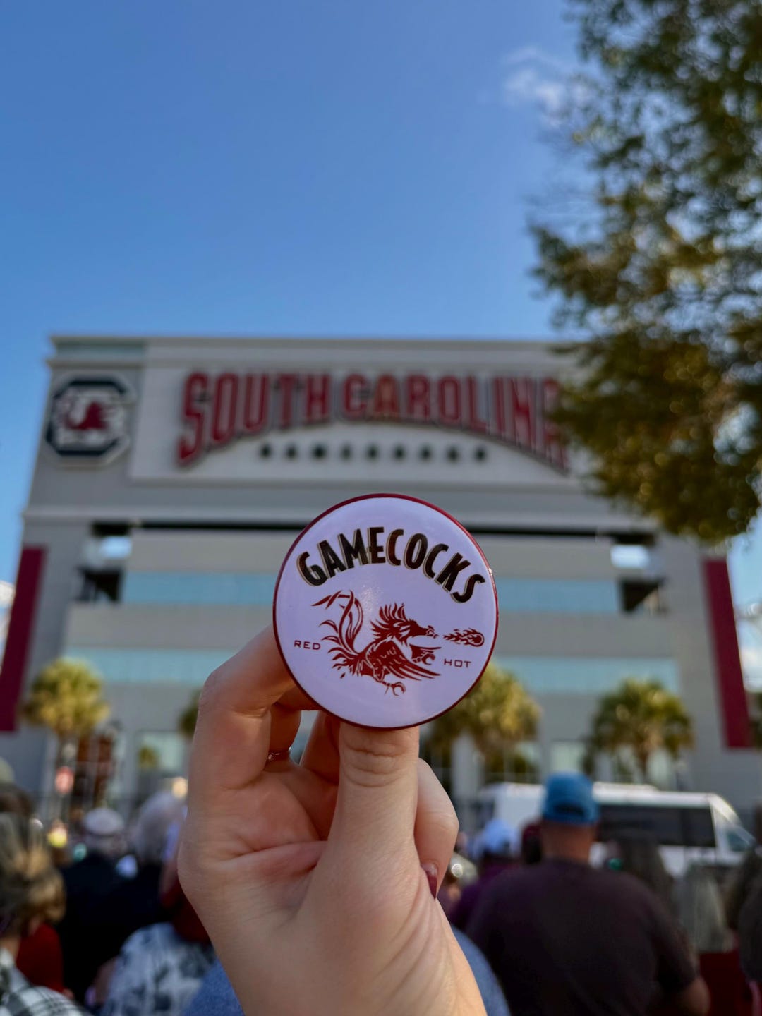 Gamecock Fireball Gameday Button - Etsy