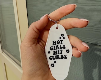 Curb Retro Hotel Keychain, Hotel Key Keychain. Funny and Relatable Keychains. Great Gift Idea ...