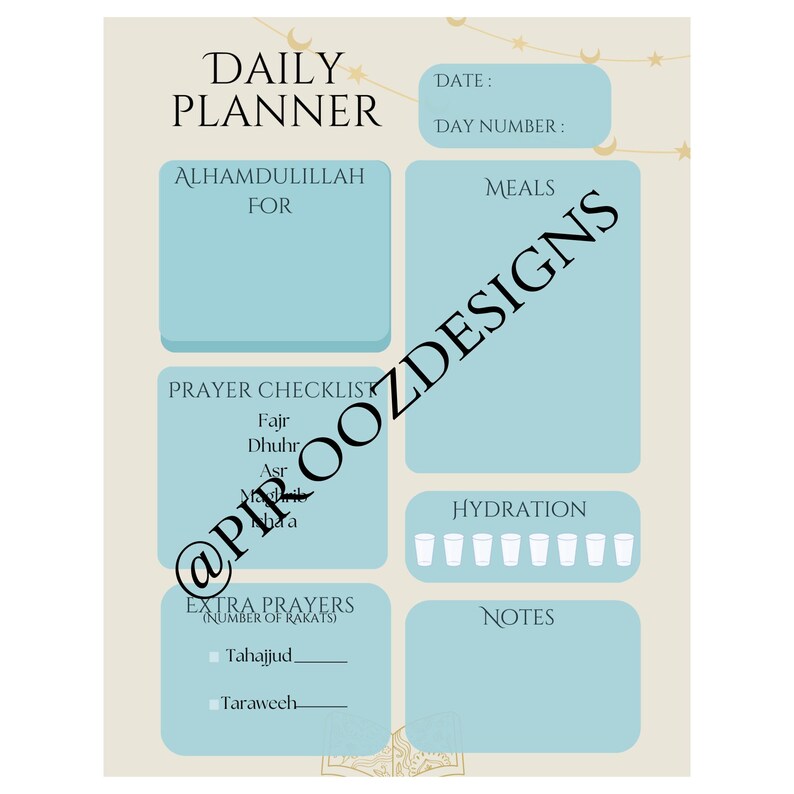 Ramadan 2025 Planner Printable Islamic Journal & Reflection Bundle ...