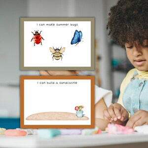 Summer Playdough Mats for Kids Printable Fine Motor Activity for ...