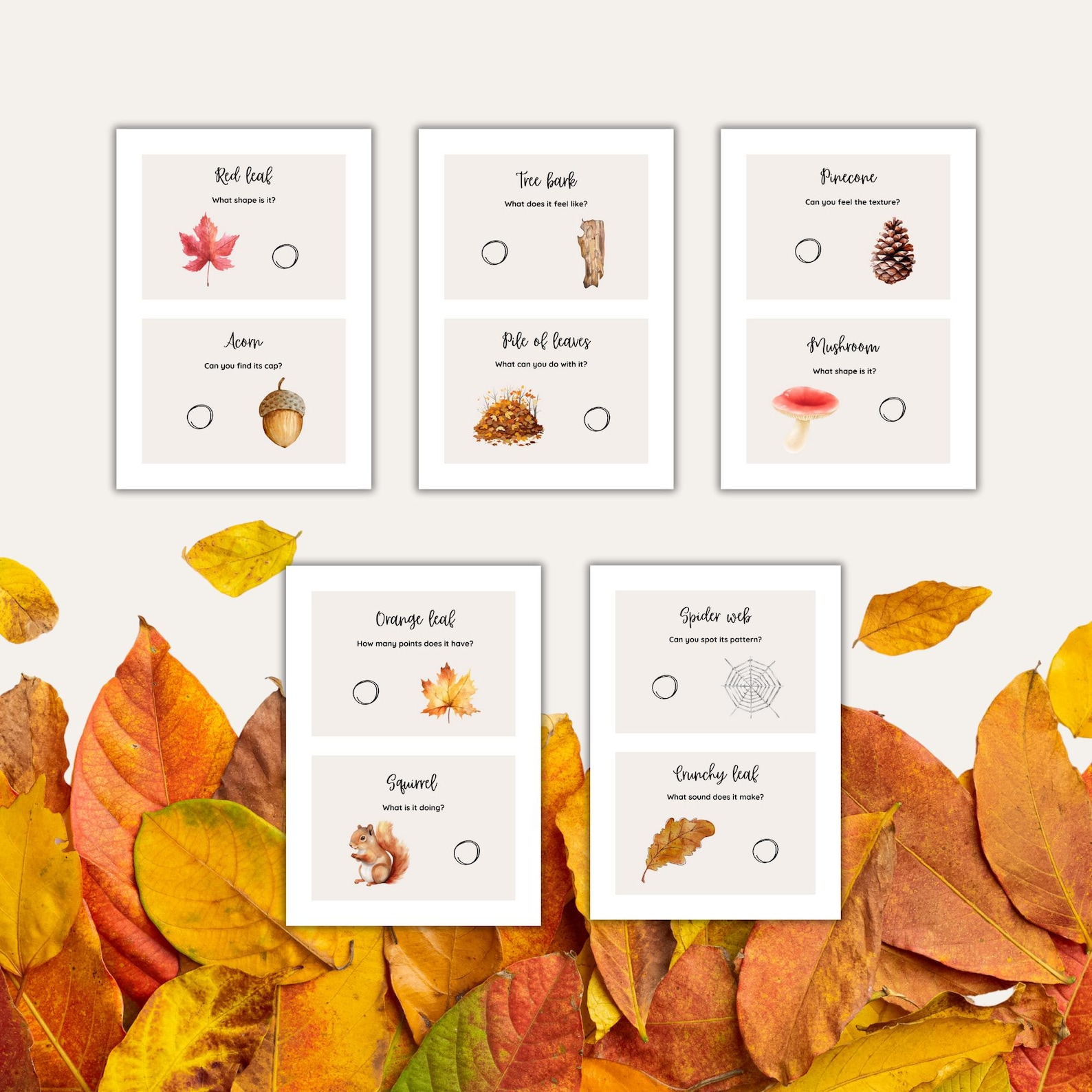 Autumn Nature Scavenger Hunt Printable Outdoor Activity for Kids ...