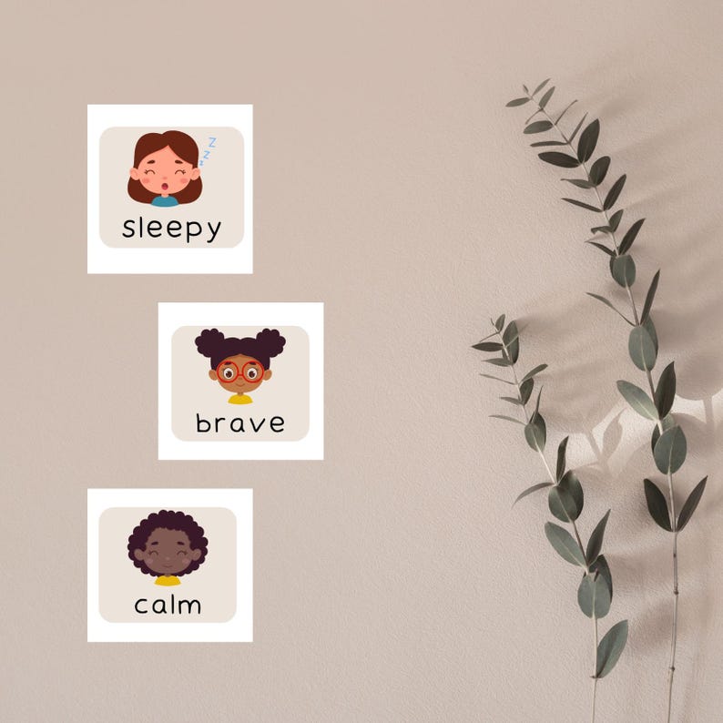 Emotions Flashcards for Kids – Printable Feelings Cards and SEL ...