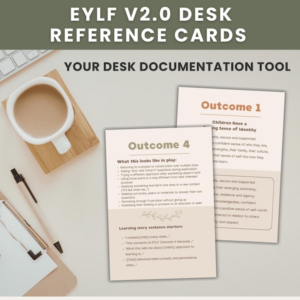 Desk Reference Card - Etsy