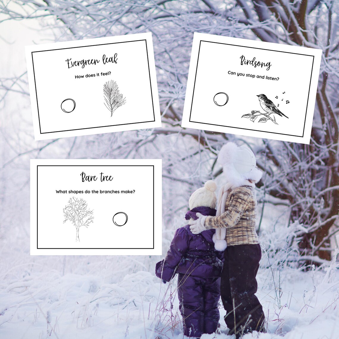 Preschool Fun in the Frost: Printable Winter Nature Scavenger Hunt for ...