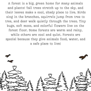 Explore the Wild: A Coloring Adventure Through Habitats | Nature-based ...