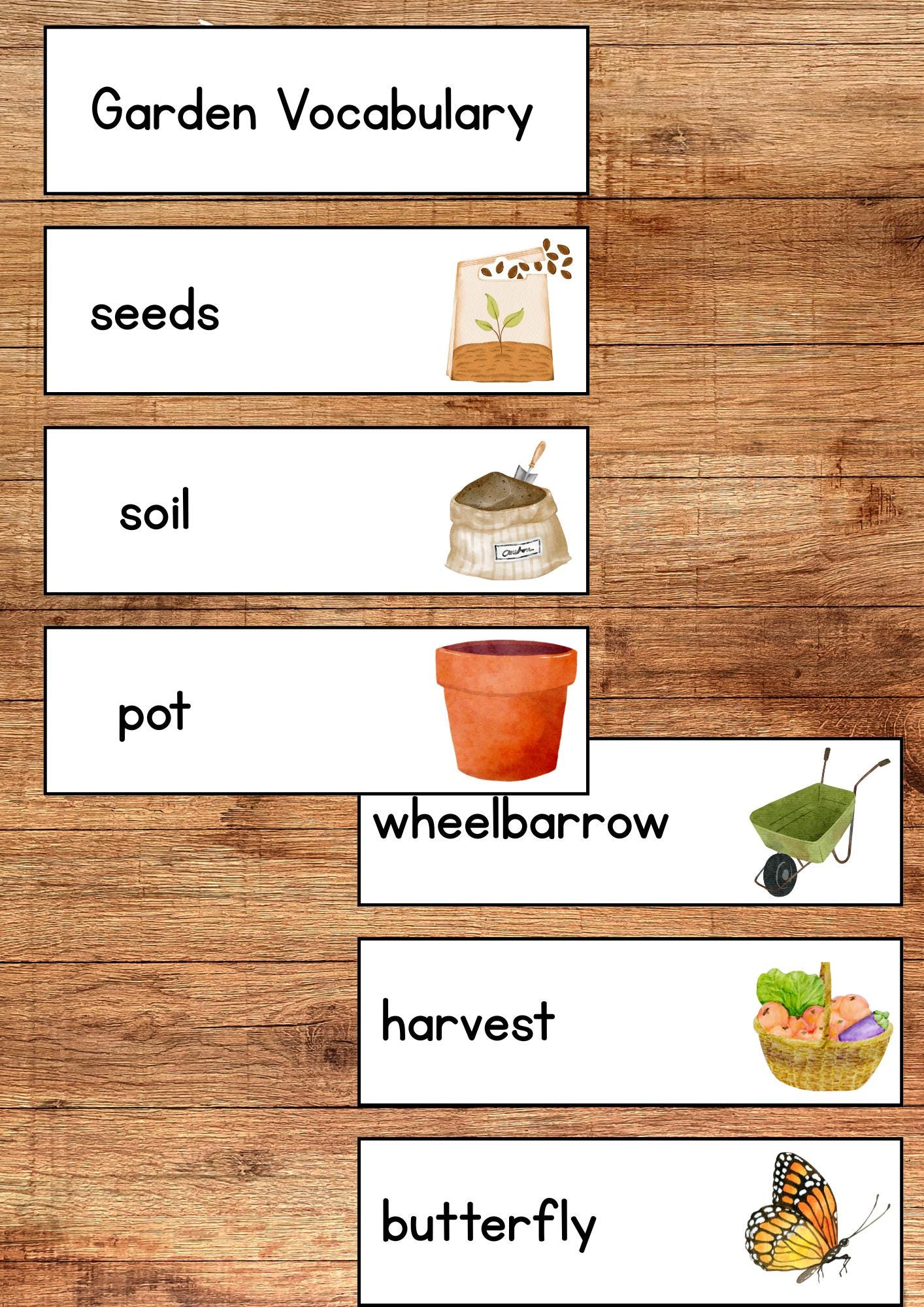Garden Unit Study | Preschool Spring Homeschool Lesson Plan Curriculum ...