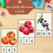 Fruit Frenzy Watercolor Clip Counting Cards – Montessori-inspired ...