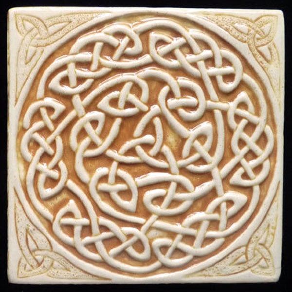 Celtic Ceramic Tile - Etsy