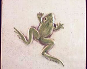 Frog Ceramic Tile - Etsy