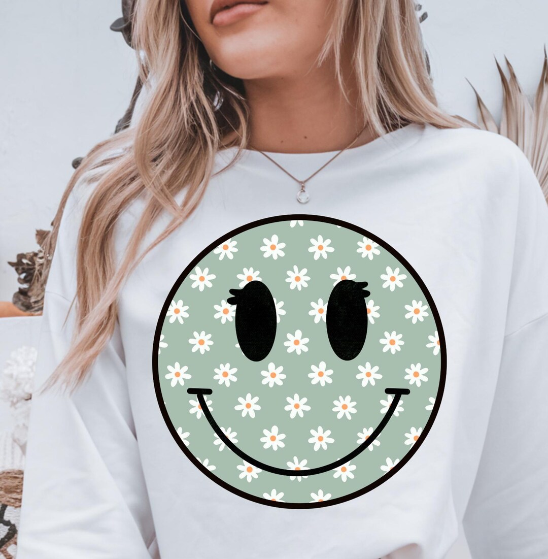 Happy Daisy Smiley Face PNG, Daisy Smile Png, Flower Smiley Png ...
