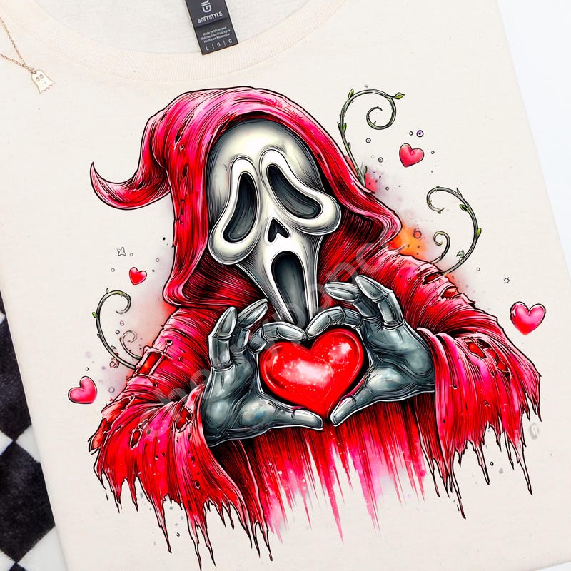Red Ghostface Mask - Etsy