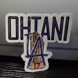 Ohtani LA Sticker Waterproof - Etsy