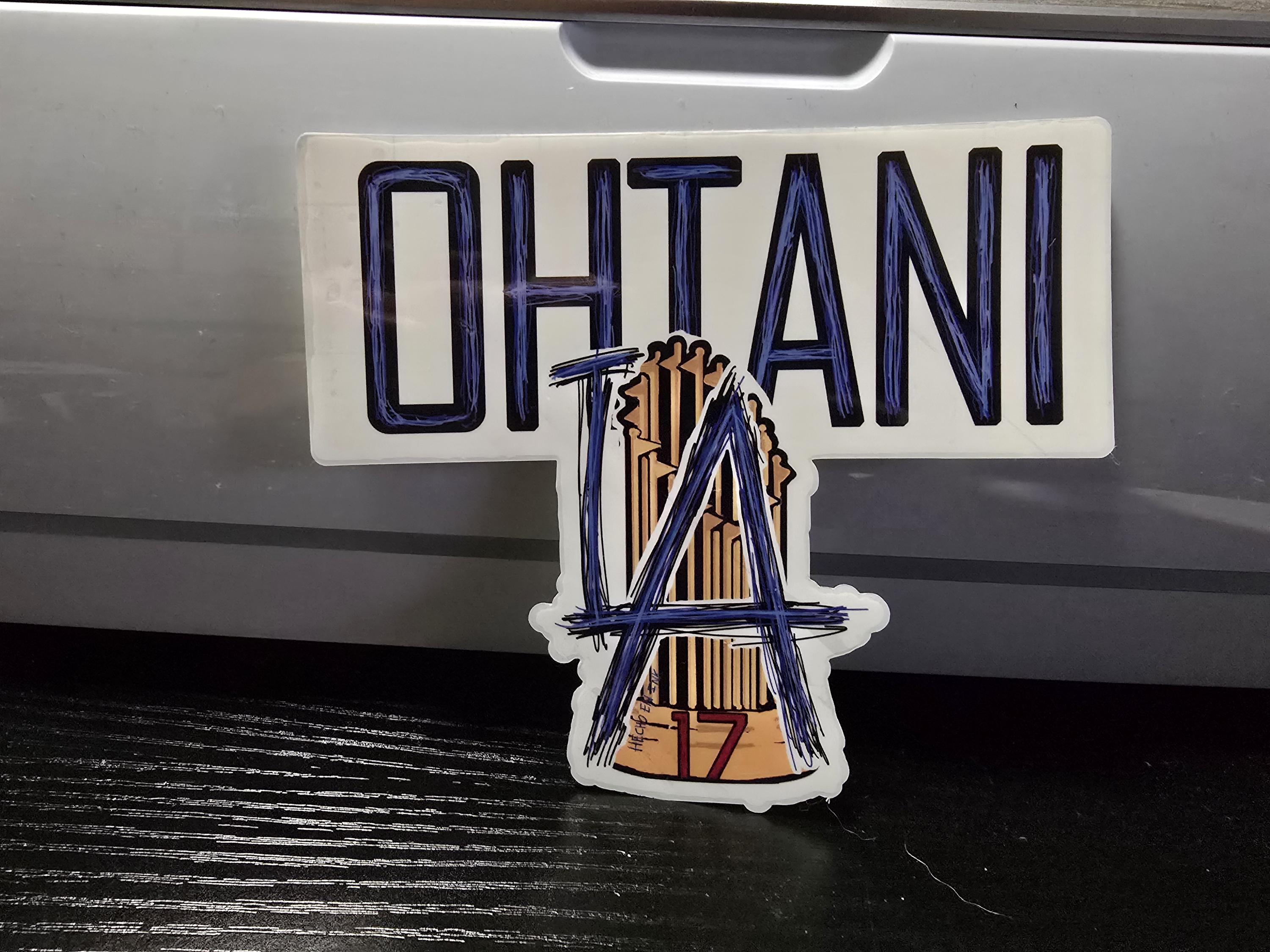Ohtani LA Sticker Waterproof - Etsy