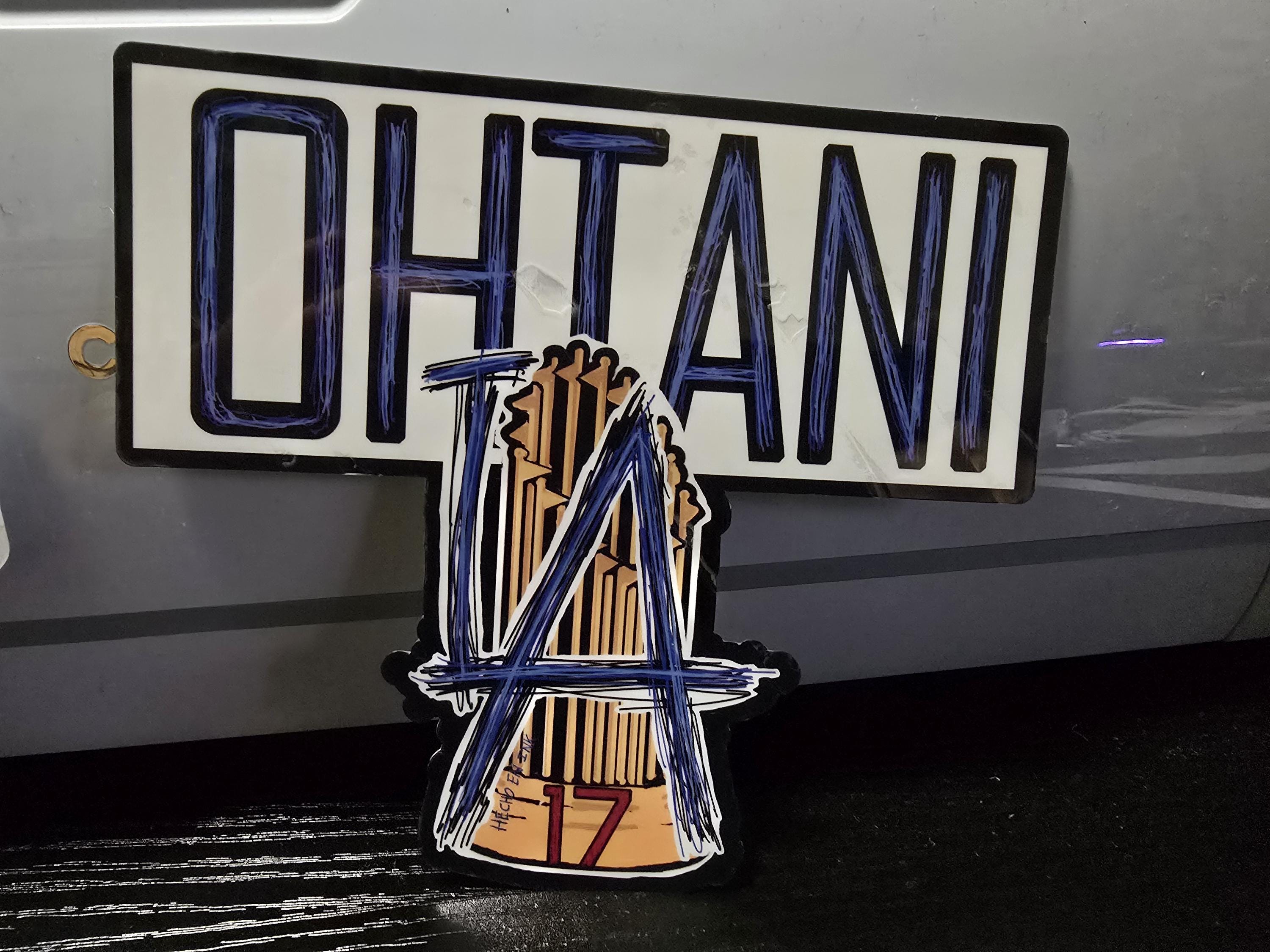 Ohtani LA Sticker Waterproof - Etsy
