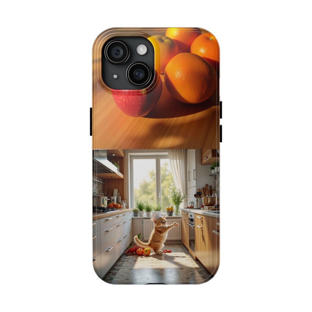 Vibrant Kitchen Humor Phone Case, Tough Phone Cases for Animal Lovers ...