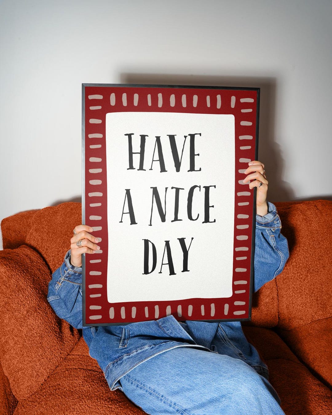 Have a Nice Day Print, Hallway Wall Art, Minimalist Poster, Positive ...