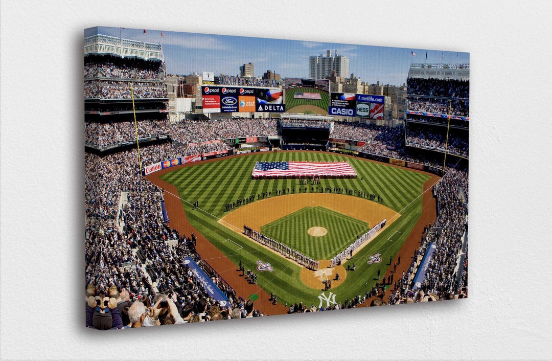 Yankee Stadium in New York Canvas Wall Art | Poster, Canvas Prints for ...