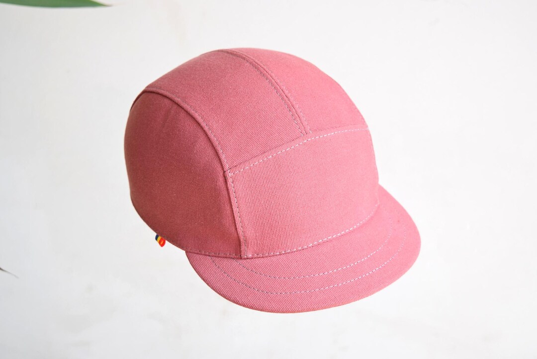 5 Panel Cap - Dusty Pink - Stiff, Medium Brim - Strapback - Etsy
