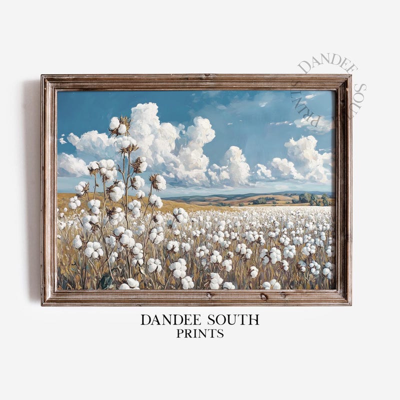 Cotton Fields - Etsy